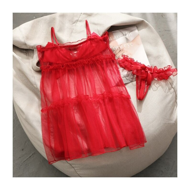 Sexy Sheer Nightdress Sexy Mesh Nightgown Etsy