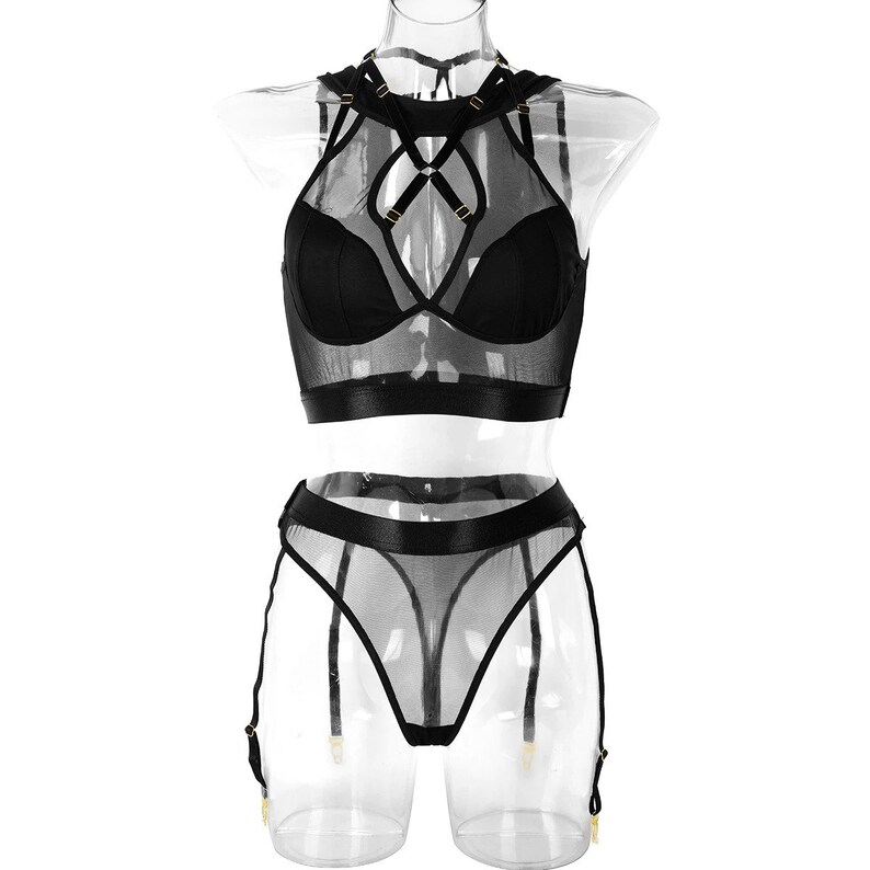 Sexy Sheer Underwear Set Sexy Lingerie Etsy