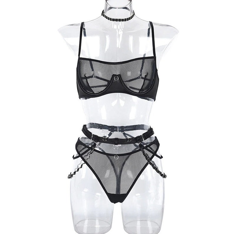 Sexy Sheer Underwear Set Sexy Lingerie Etsy