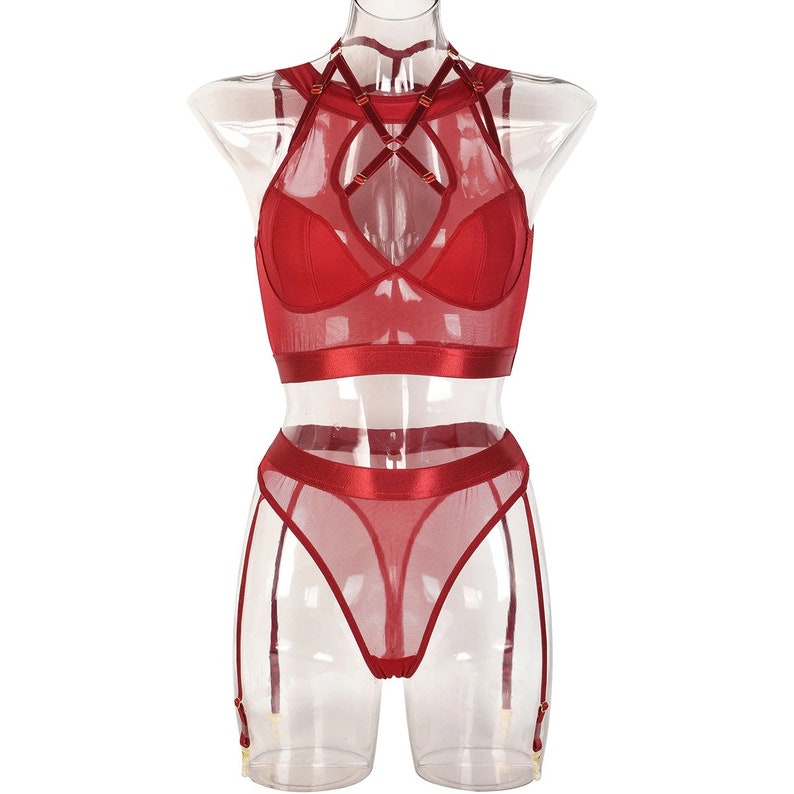 Sexy Sheer Underwear Set Sexy Lingerie Etsy
