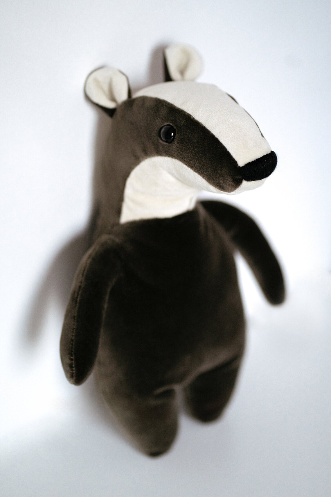 Rowan the Badger Soft Toy PDF Sewing Pattern & Tutorial With Pictures ...