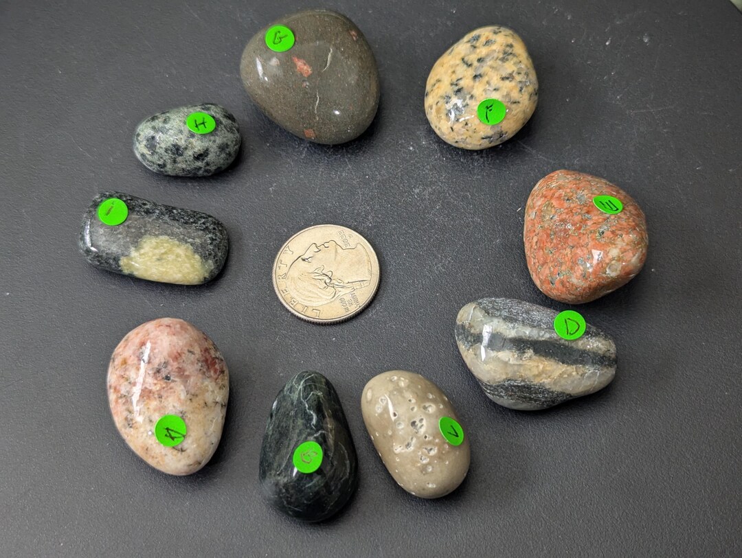 Polished Lake Huron Stones ~ Natural Lake Huron Tumbled Stones ~ Great ...