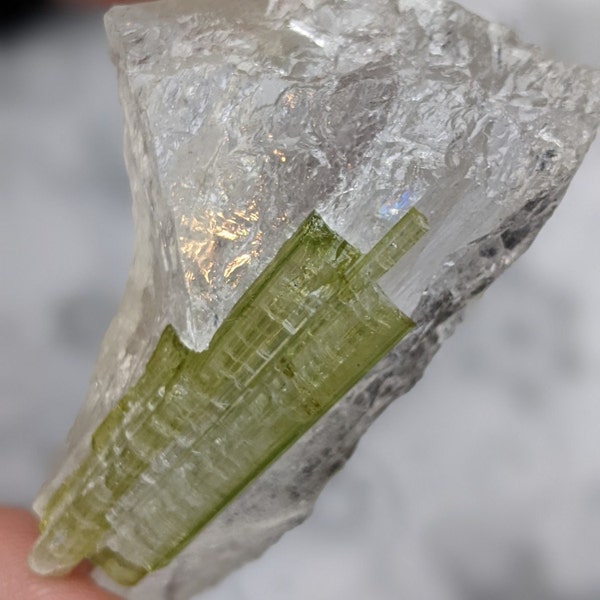 Raw Green Tourmaline - Etsy