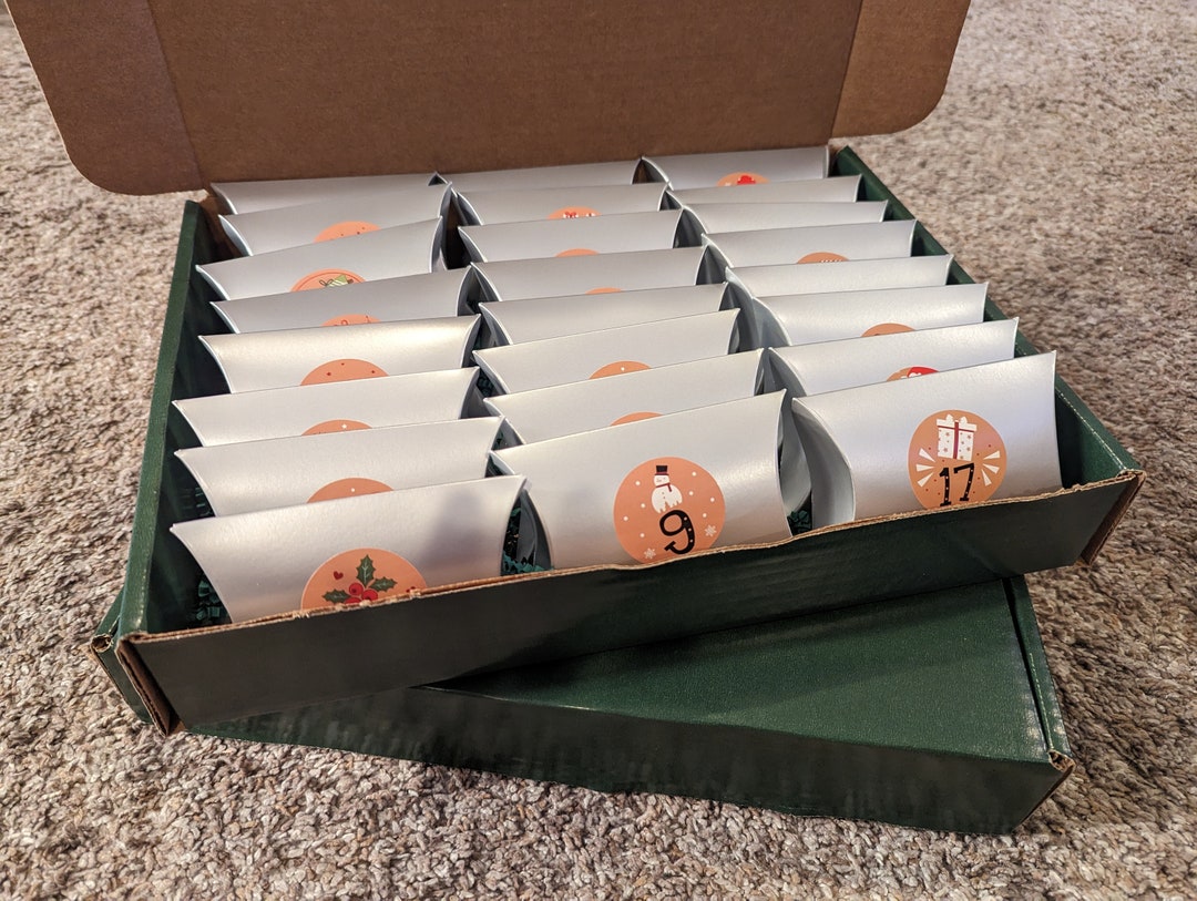 24-day Crystal Advent Calendar ~ Crystal Countdown to Christmas ~ Raw ...