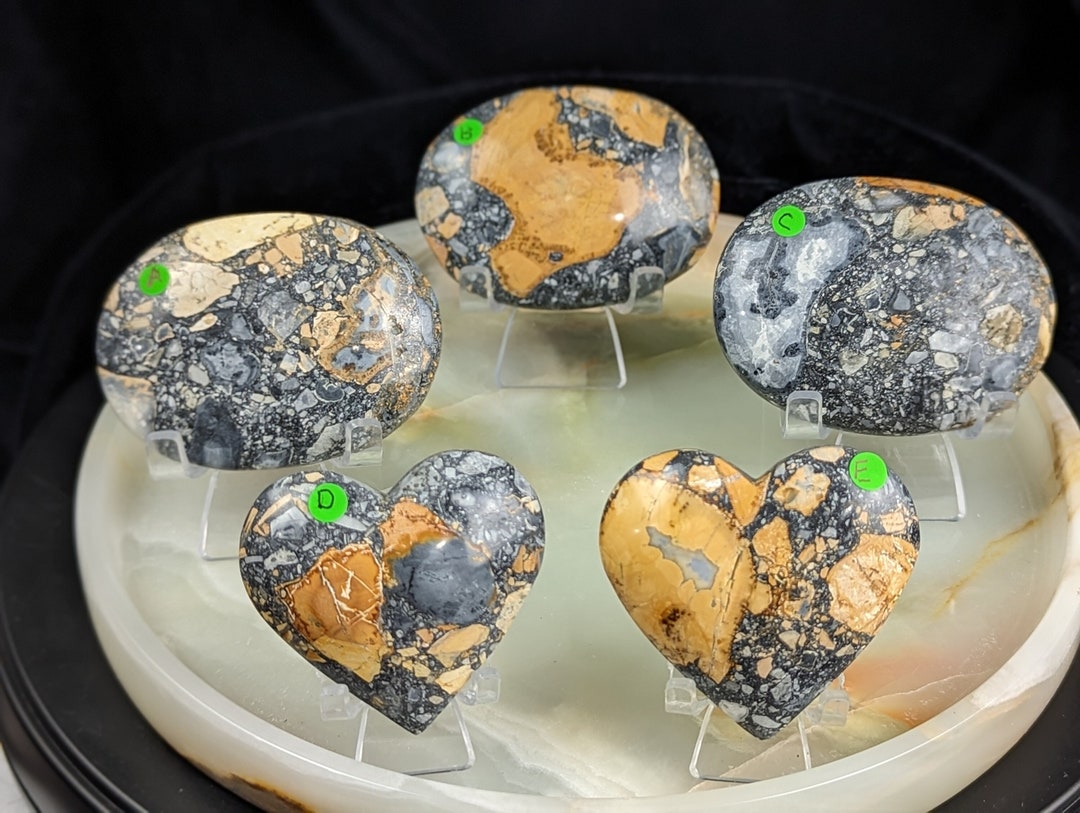 Rare Maligano Jasper Palms and Hearts Indonesian Maligano Jasper ...