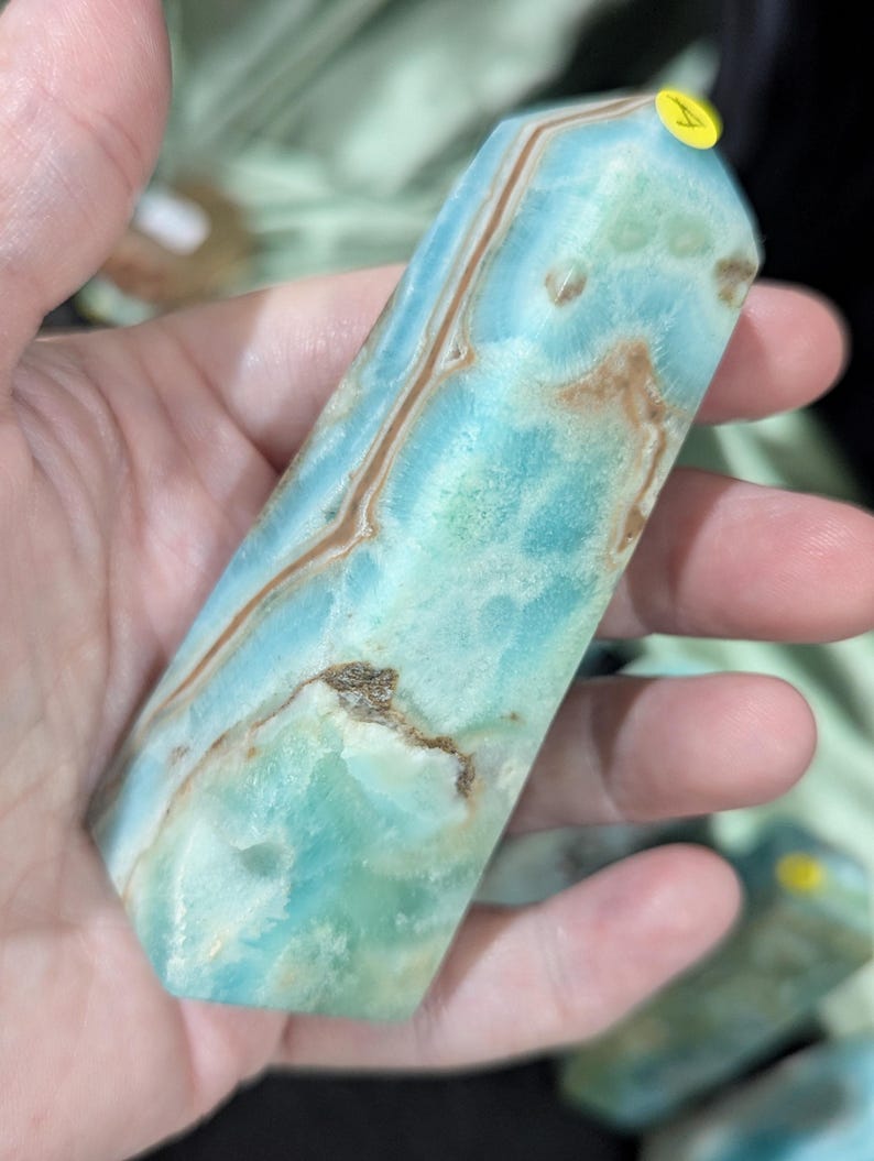 Blue Aragonite Smithsonite Towers ~ AAA Quality Aragonite Towers ~ Blue ...