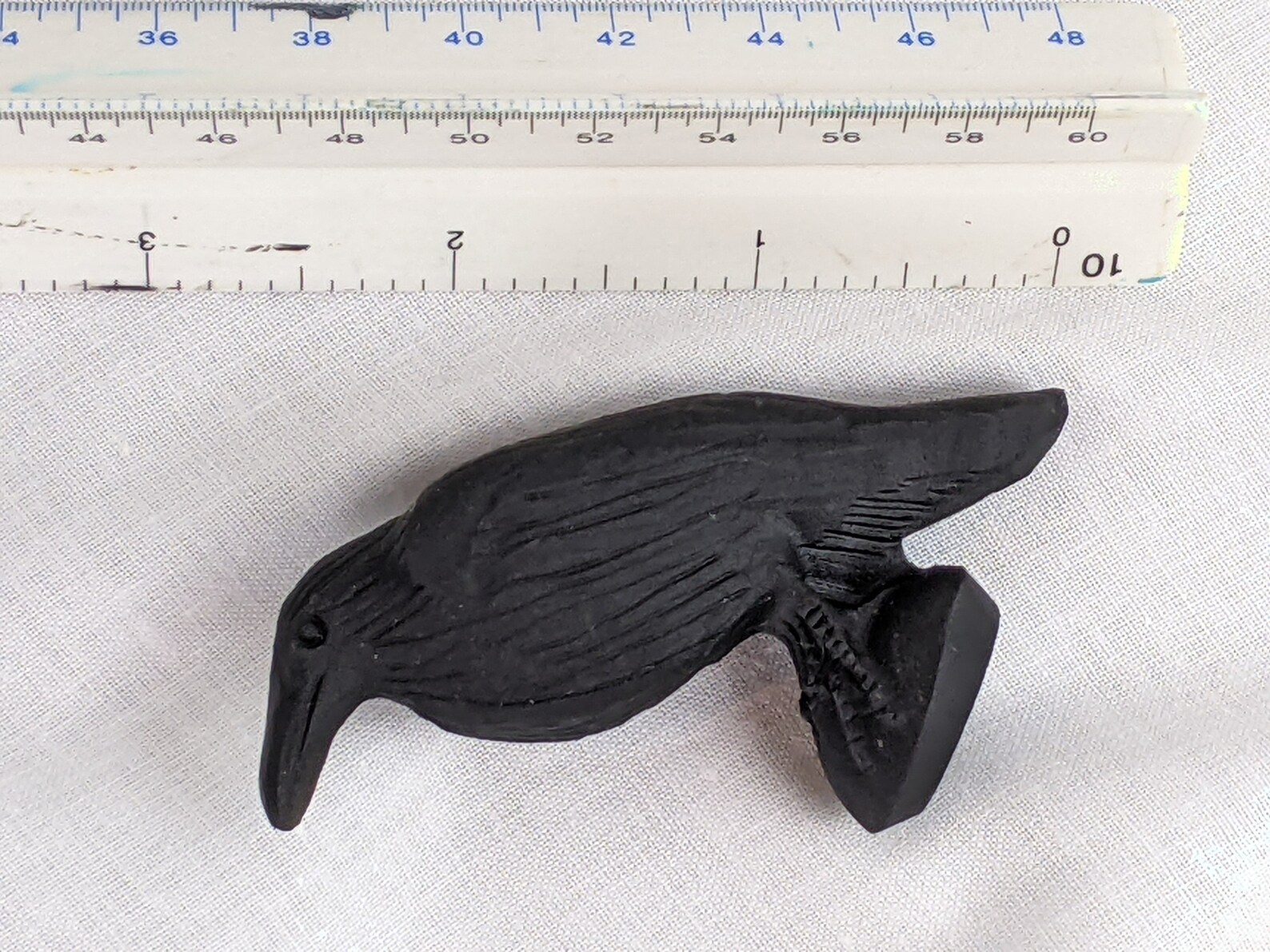 Black Obsidian Raven Carving Raven Figurine Stone Crow - Etsy