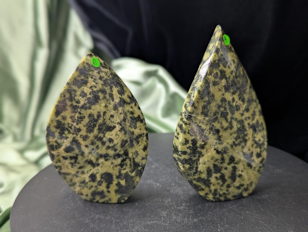 Spotted Serpentine Flame ~ Leopard Spotted Serpentine Freeforms ...