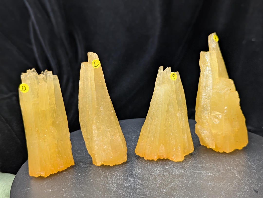 Rare Golden Calcite Specimens ~ Gold Calcite Specimen - Etsy