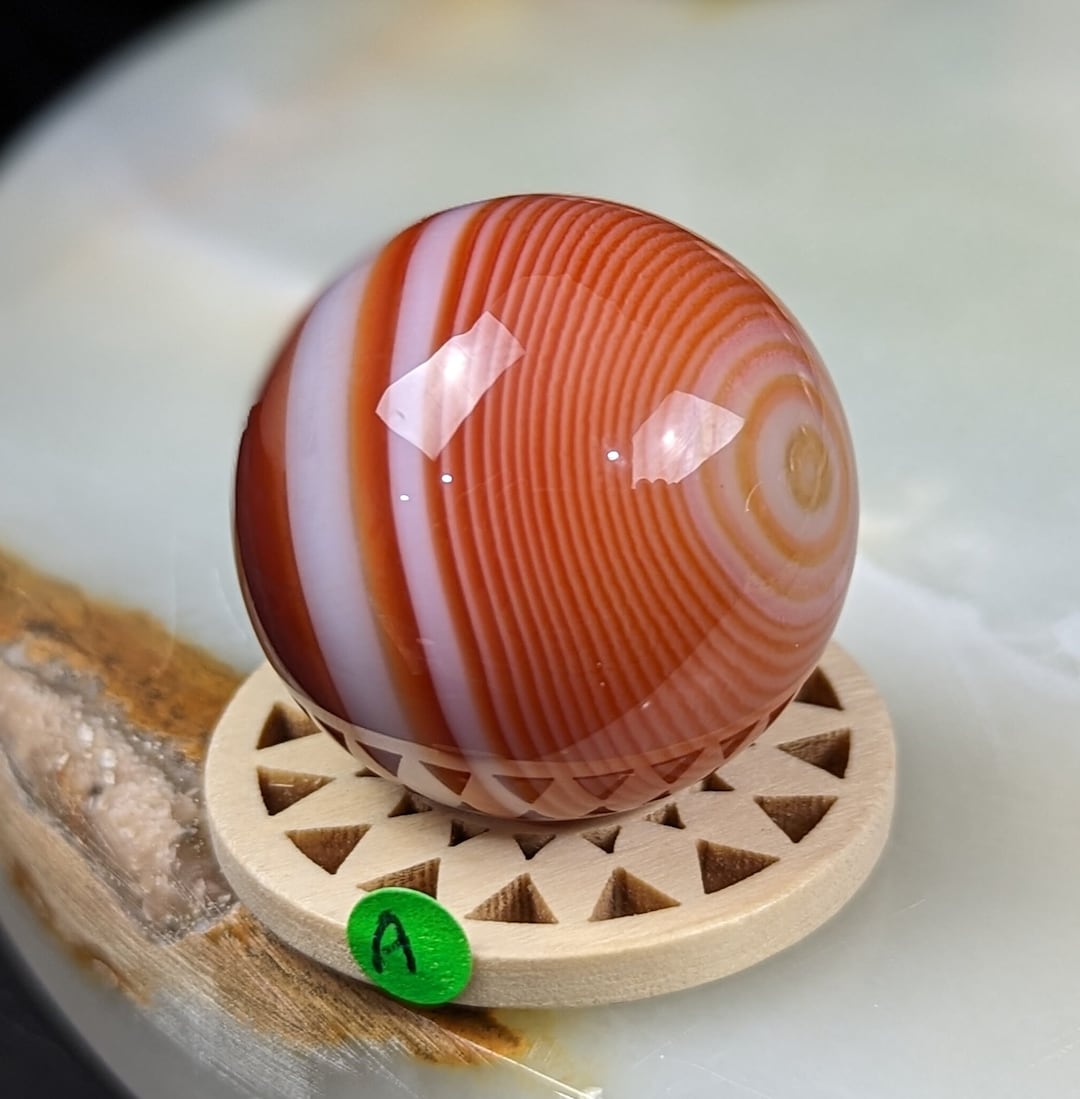 1.25 Inch Carnelian Spheres Carnelian Mini Spheres Red Banded Agate Spheres Carnelian Crystal ...