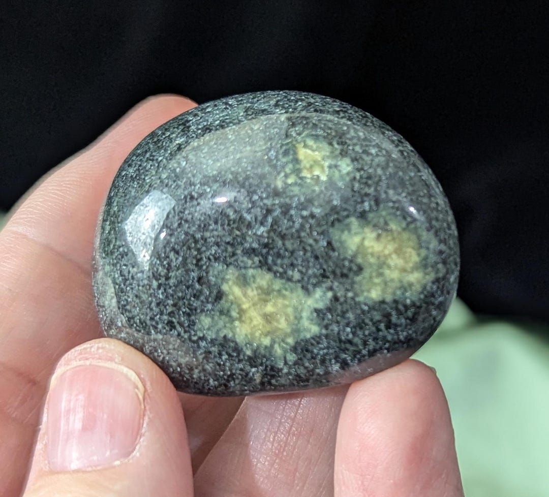 Polished Lake Huron Green Porphyry ~ Porphyritic Stone Natural Yellow ...