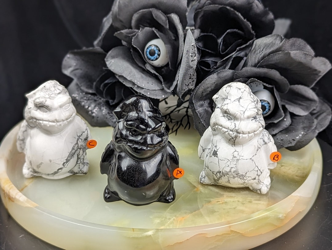 Oogie Boogie Figurine Obsidian Oogie Boogie Howlite Oogie Boogie ...
