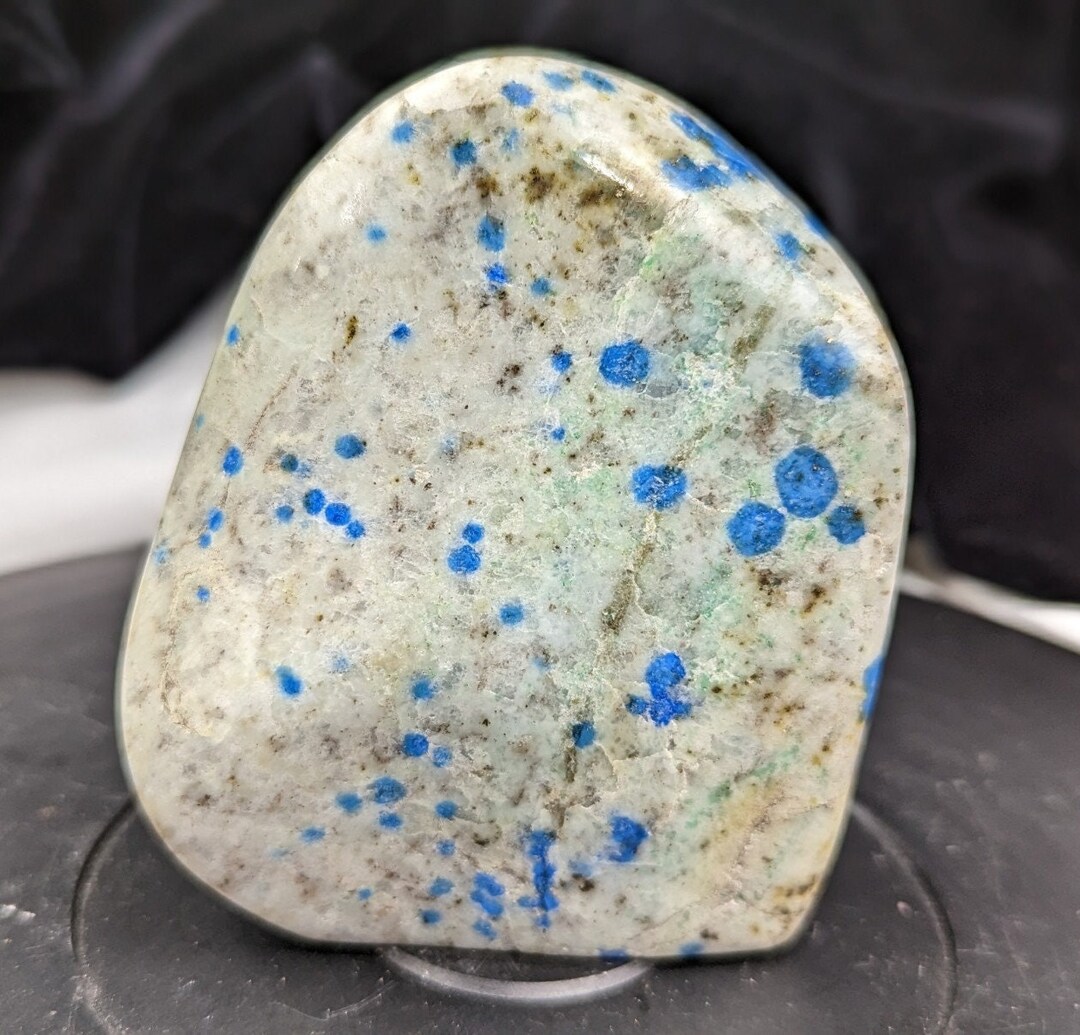Natural Blue K2 Freeform From Pakistan ~ Polished K2 ~ K2 Jasper ~ Raindrop Azurite - Etsy