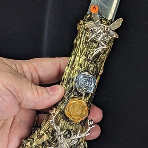 Crystal Point Altar Broom With Charms and Tumbles Protection Broom ...