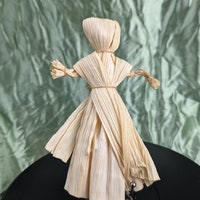 Corn Husk Doll Broom Lady - Etsy