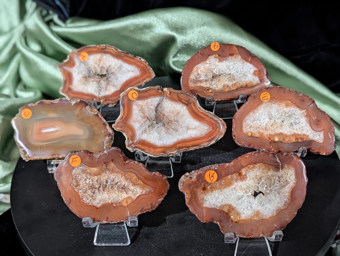 Natural Carnelian Raw Edged Slab ~ Carnelian Crystal Slab - Orange ...