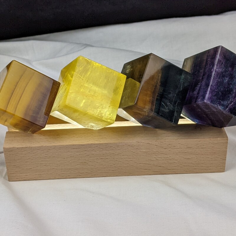 Fluorite Cubes - Etsy