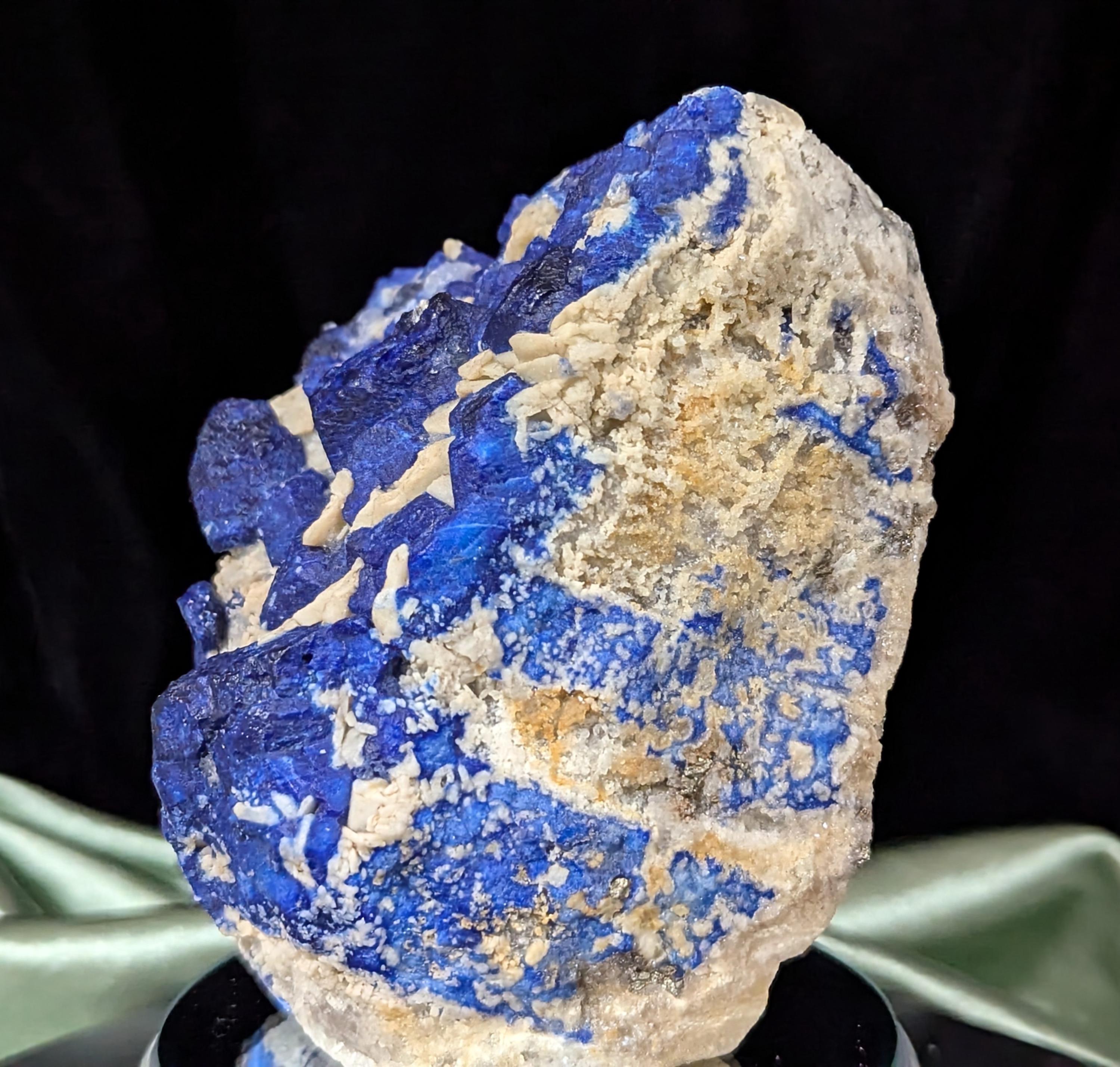 Large Natural Lazurite on Matrix Specimen ~ UV Reactive ~ Blue Lazurite ...
