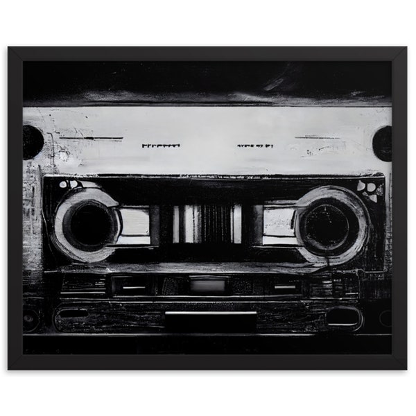 Large Cassette Tape Wall Art - Etsy