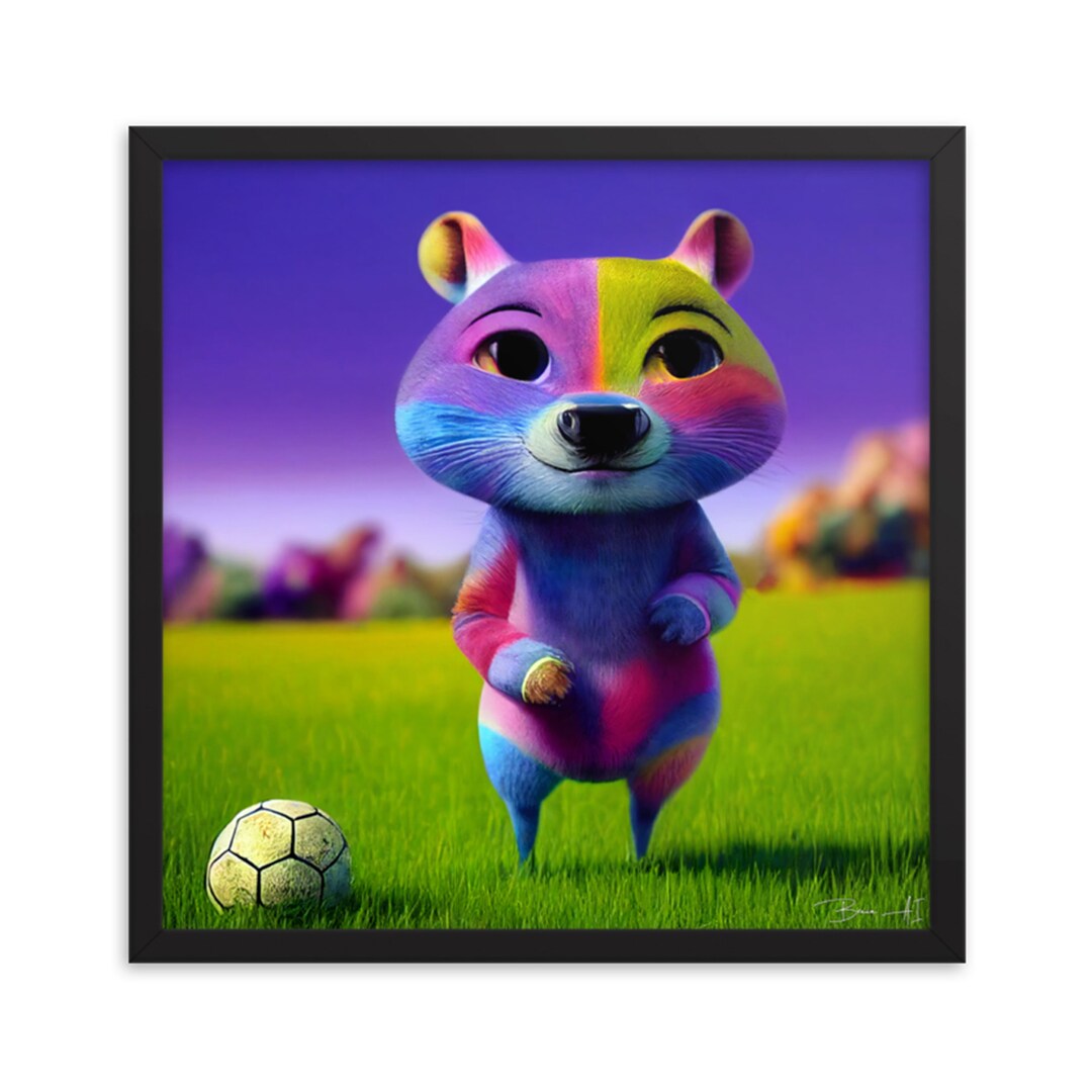 Soccer Pal Wall Art for Wall Decor, Art for Home and Living Room Decor ...