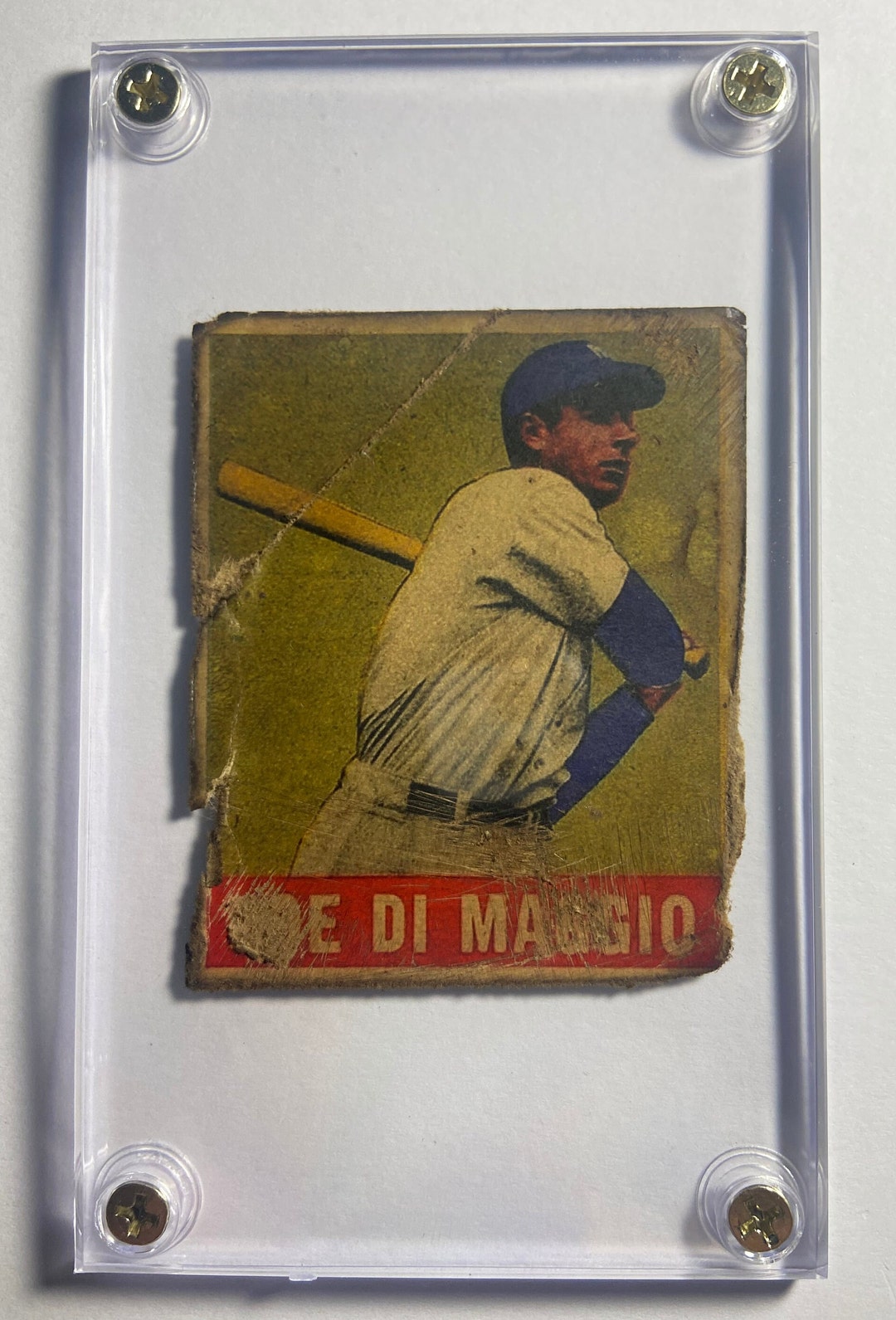 Joe Dimaggio - Baseball Card - Etsy