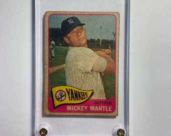 Baseball Card 1965 - Etsy