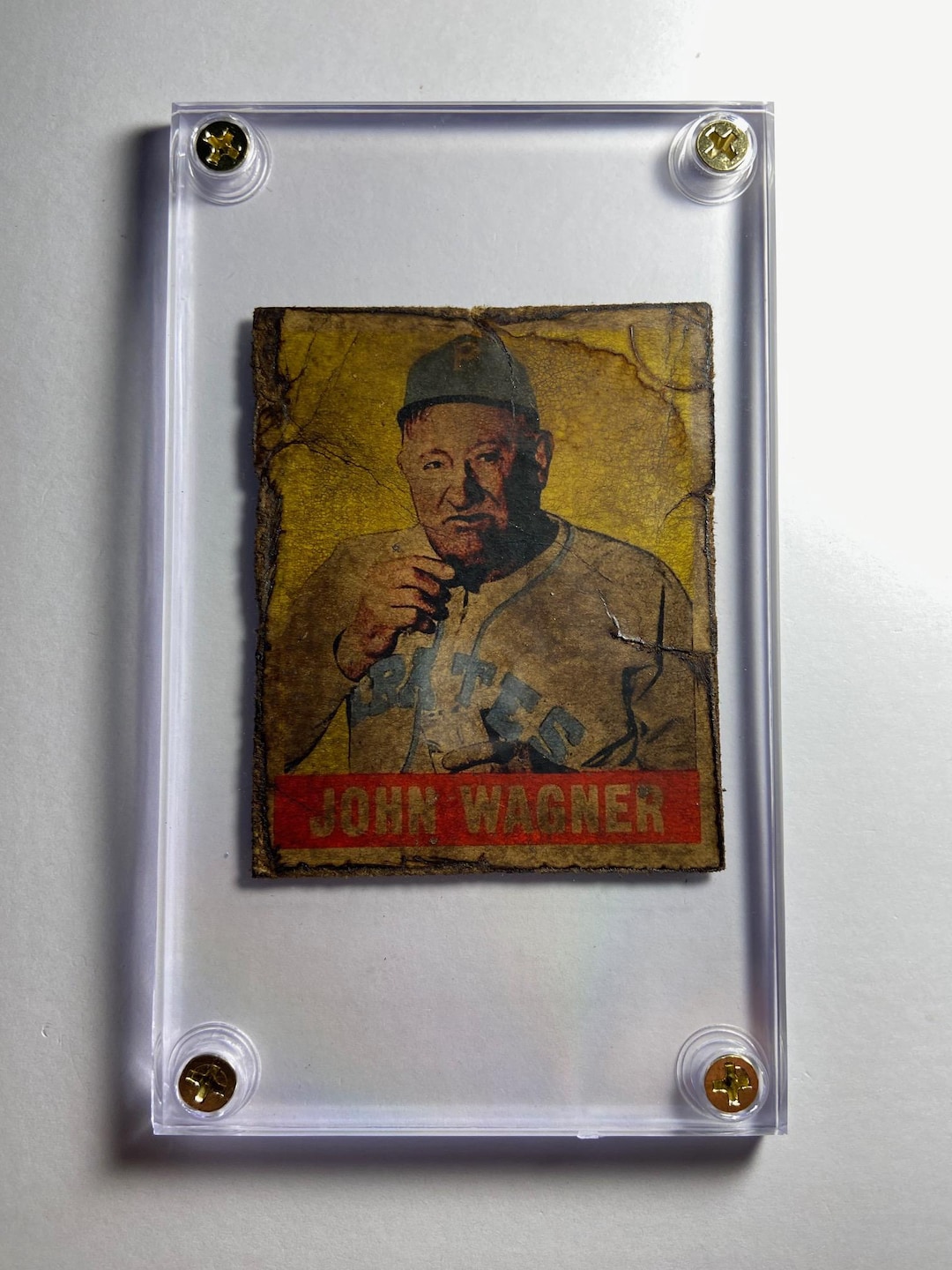 Johannes/john Peter honus Wagner Baseball Card Wagner Was Nicknamed the ...