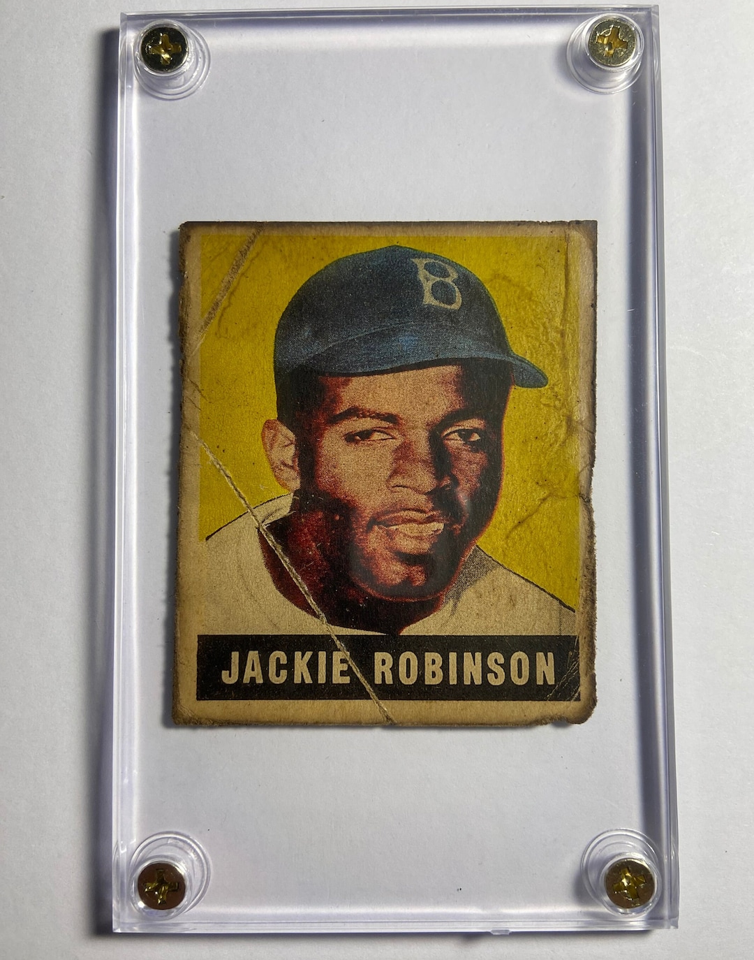 Jackie Robinson Baseball Card - Etsy