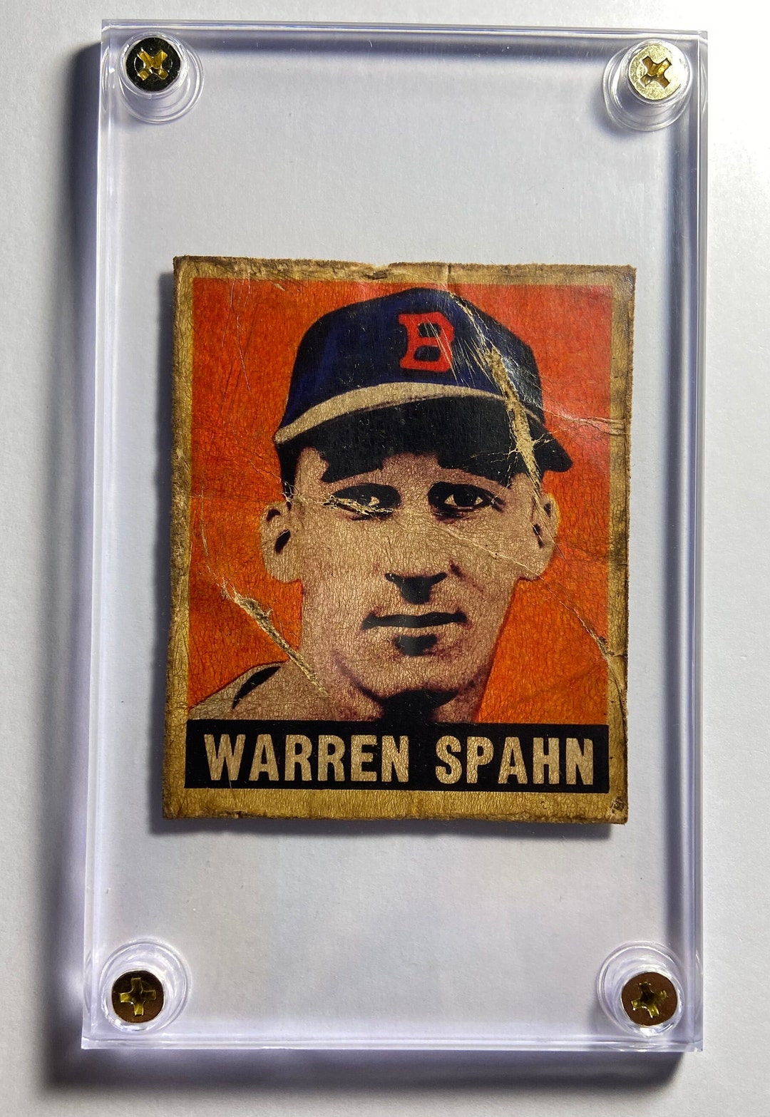 Warren Spahn Card - Etsy Canada