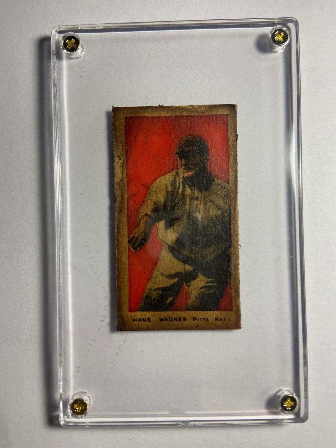 Johannes Peter "honus" Wagner - Baseball Card - at the Age of 15 ...