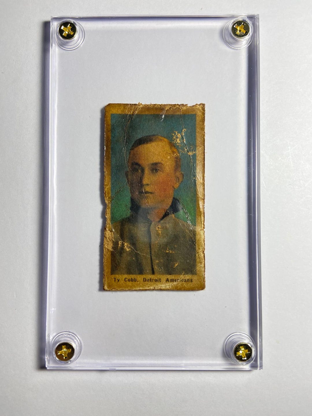 Tyrus Raymond Cobb - Baseball Card- Nicknamed "the Georgia Peach", Was ...