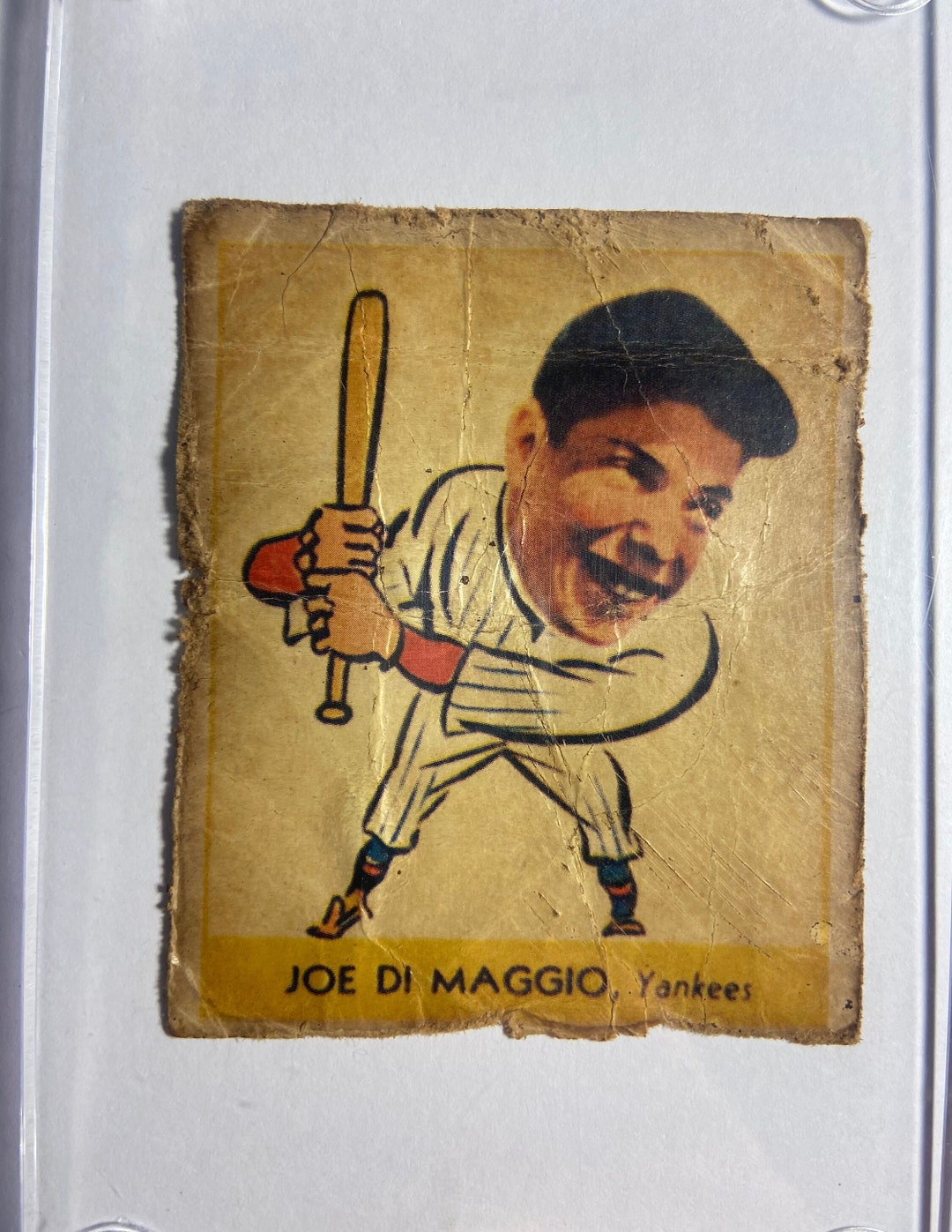 Joe Dimaggio - Baseball Card - Etsy