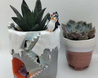 Penguin Plant Pot - Etsy