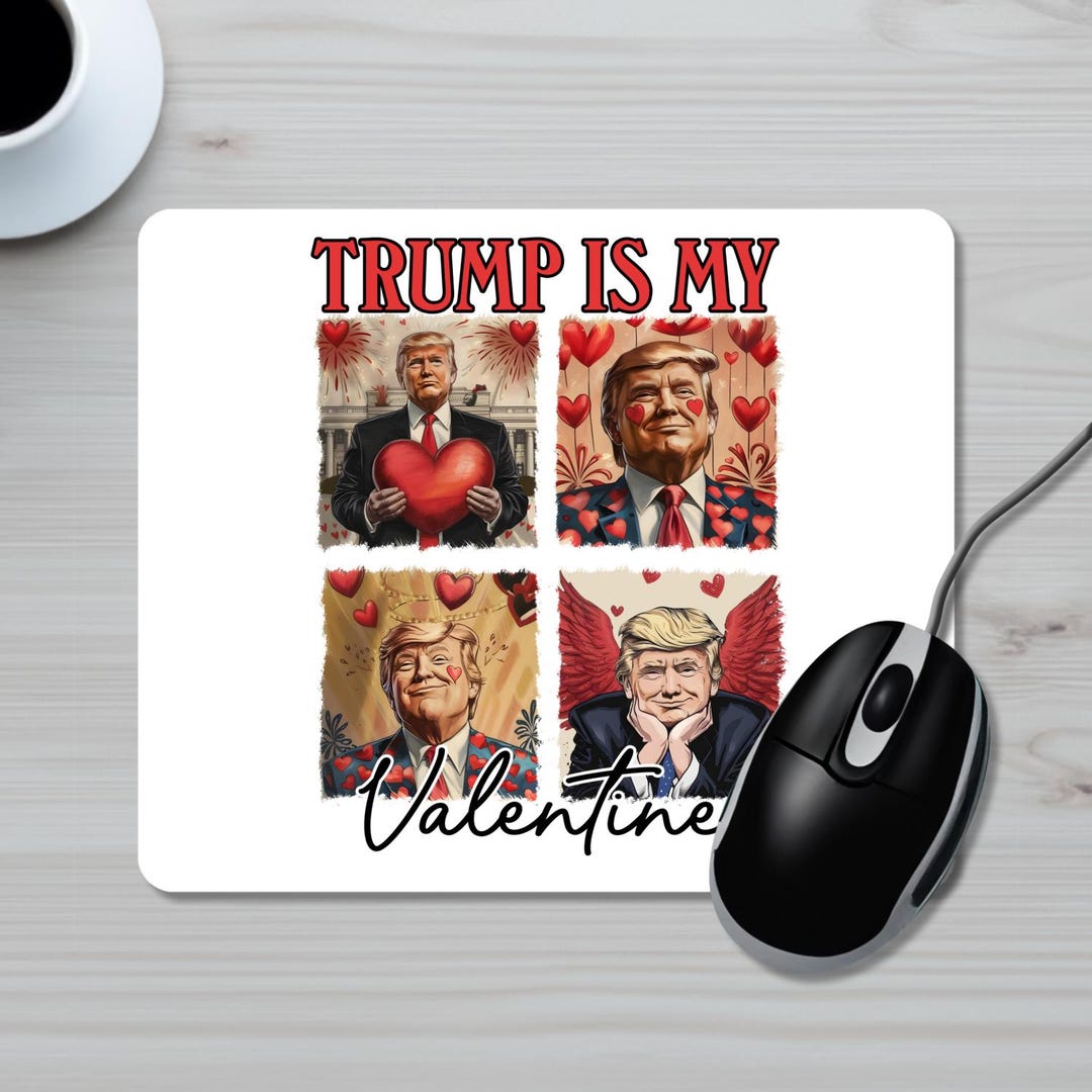 Political Humor President Donald Trump 45 47 Mousepad Gift for MAGA Republicans Patriots Gag ...