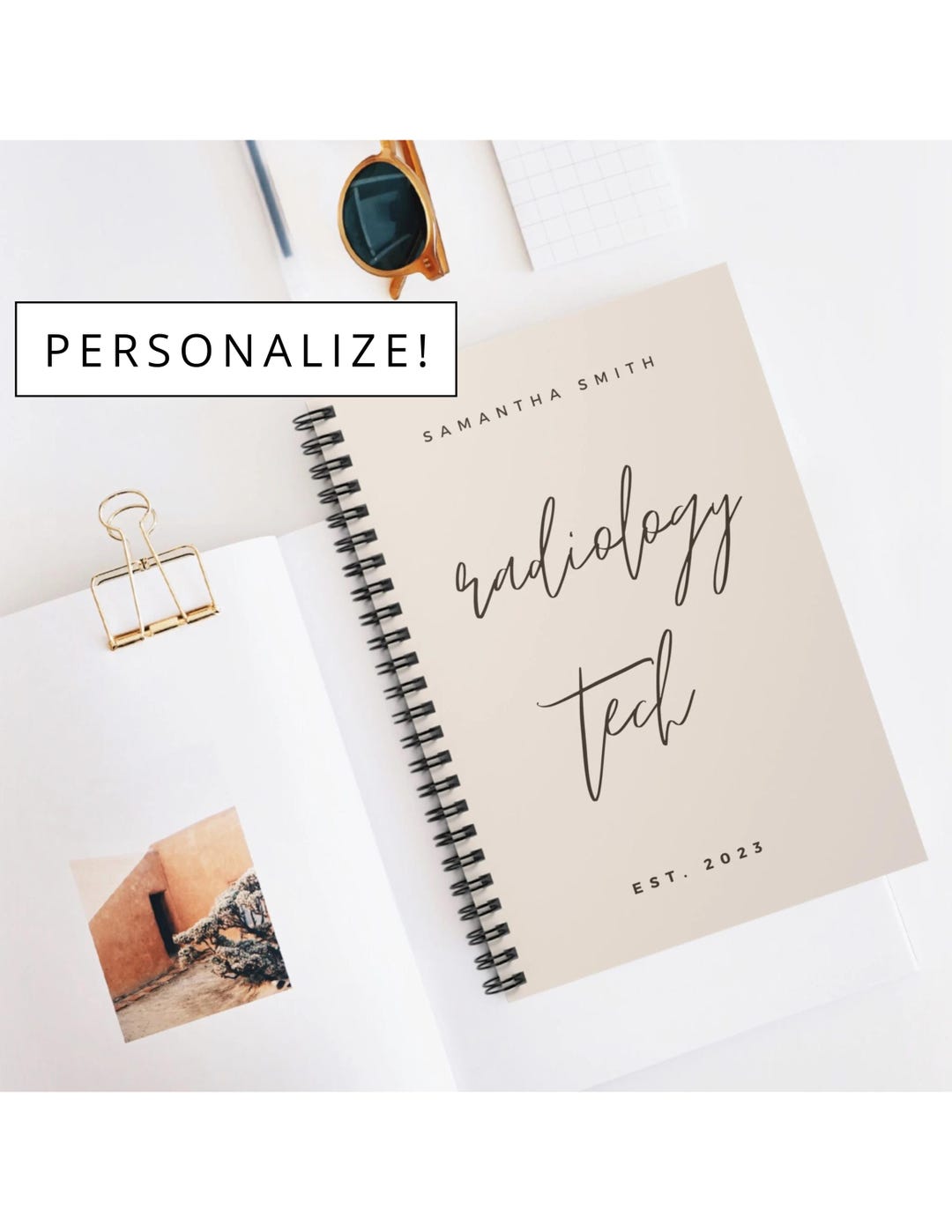 Personalized Radiology Tech Notebook, Rad Tech Notebook, Radiology ...