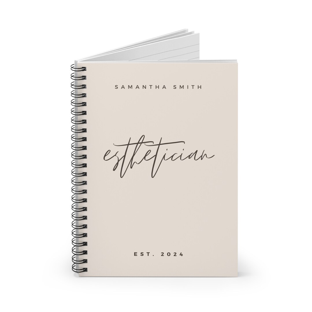 Esthetician Notebook, Skin Care Notebook, Laser and Botox Gift ...