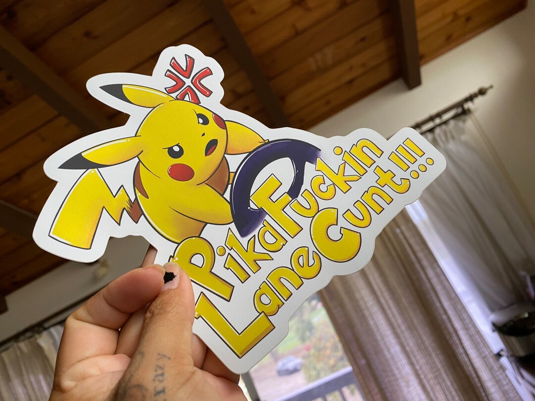 Road Rage Pikachu - Etsy
