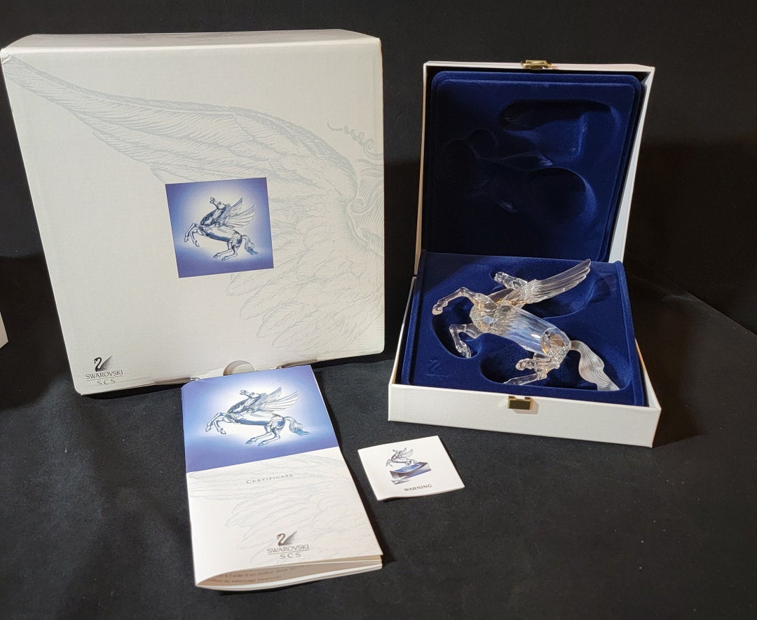 Pegasus 1998 Fabulous Creatures Boxed Swarovski Crystal Pegasus ...