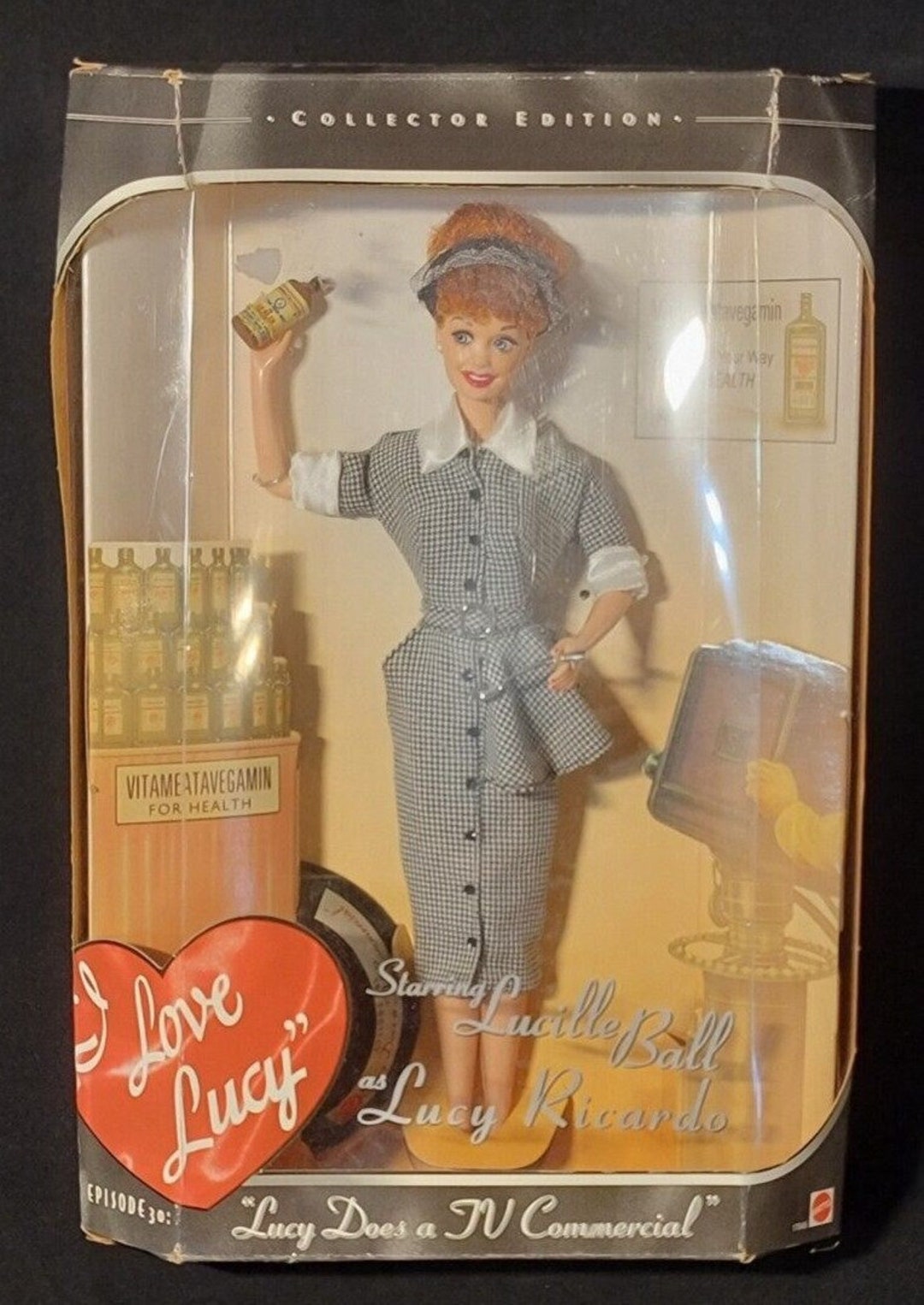 Vintage 1997 I Love Lucy Doll Lucy Does a TV Commercial - Etsy