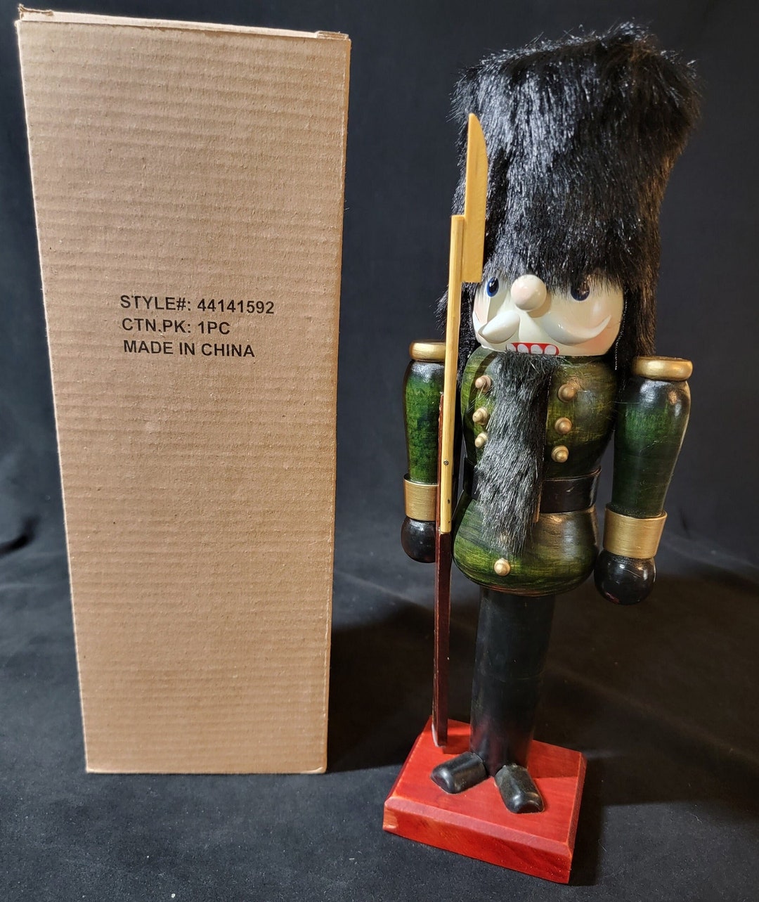 14 Wooden Soldier Nutcracker International Bazaar Gun - Etsy