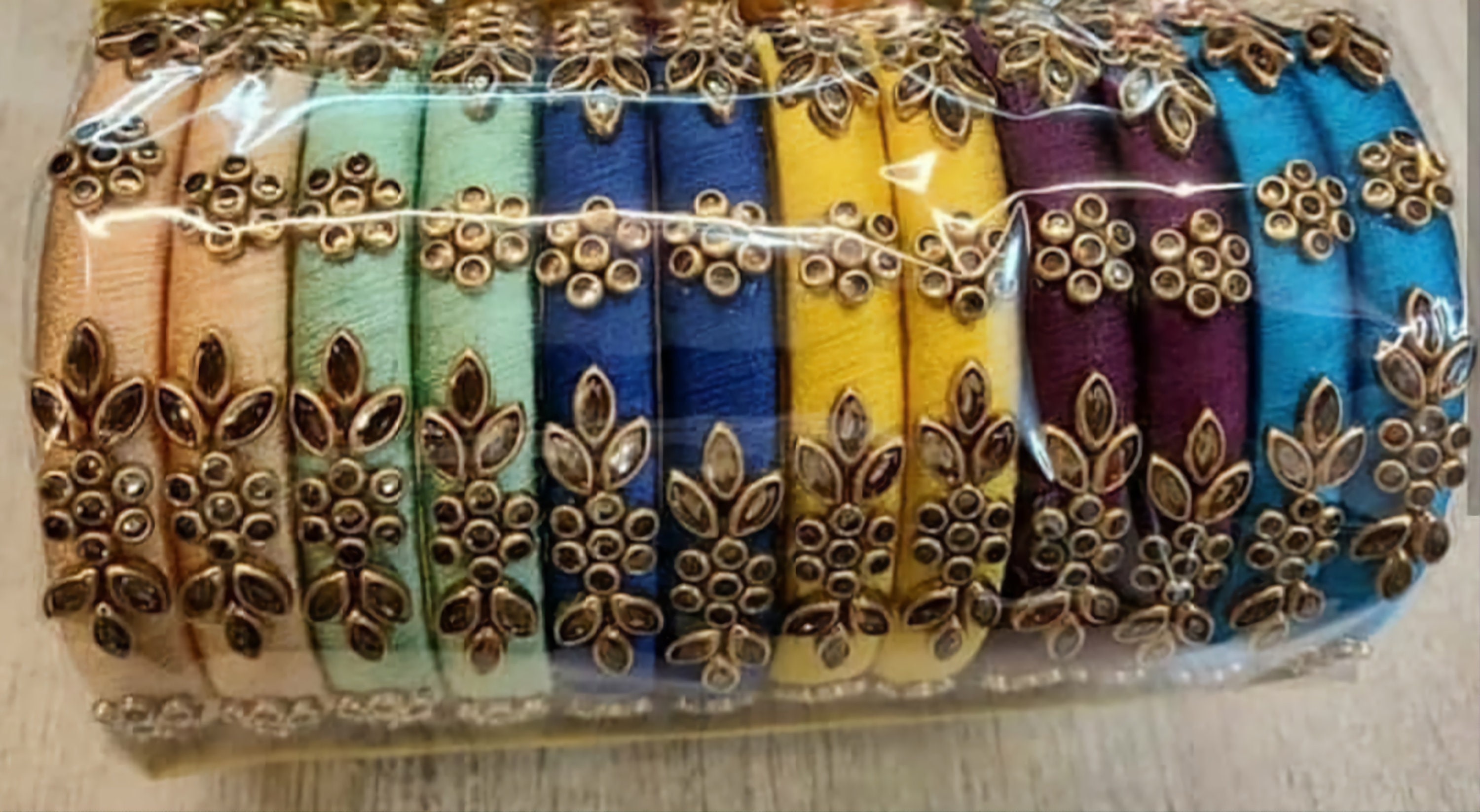 Silk Thread Bangles - Etsy