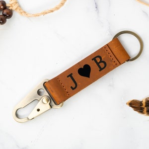 Best Christmas Gifts. Personalized Leather Keychain. Custom Leather ...