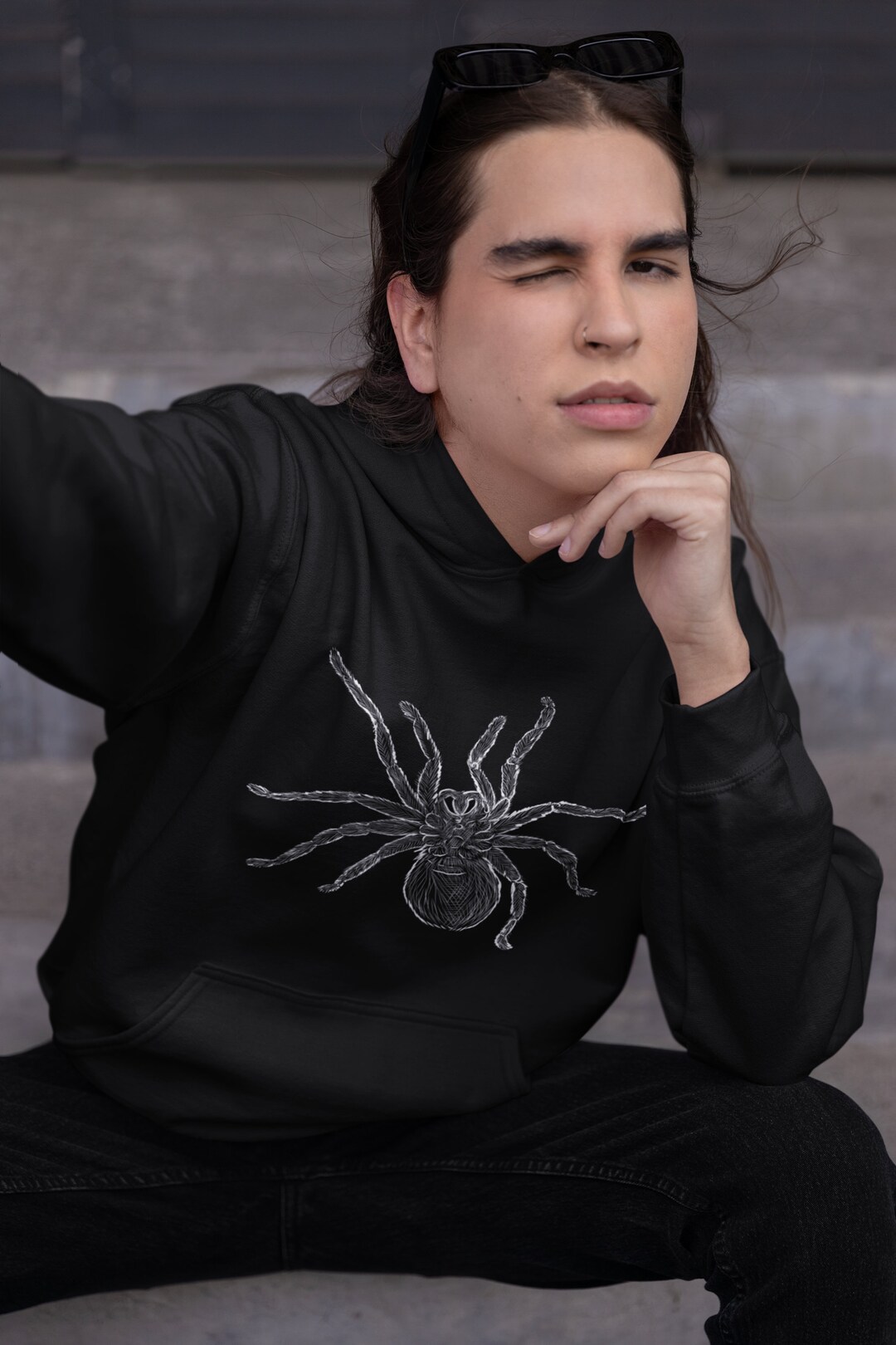 Tarantula Spider Hoodie Unisex, Pet Spider, Spider Clothing, Tarantula ...