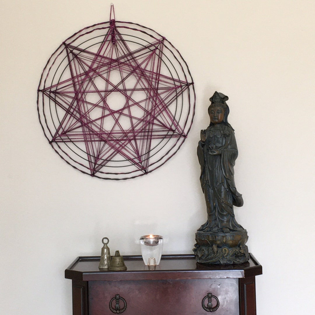 18 Purple Ombre Yarn Mandala - Etsy