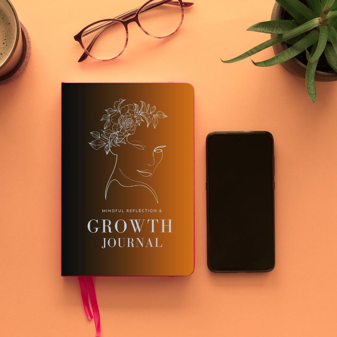 6-month Mindful Reflection Growth Journal: Guided Self-discovery ...