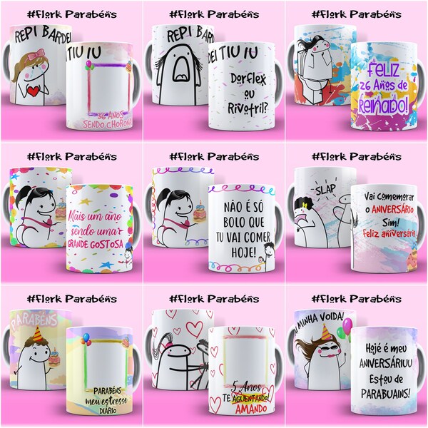 Plantillas flork cumpleaños - Etsy México