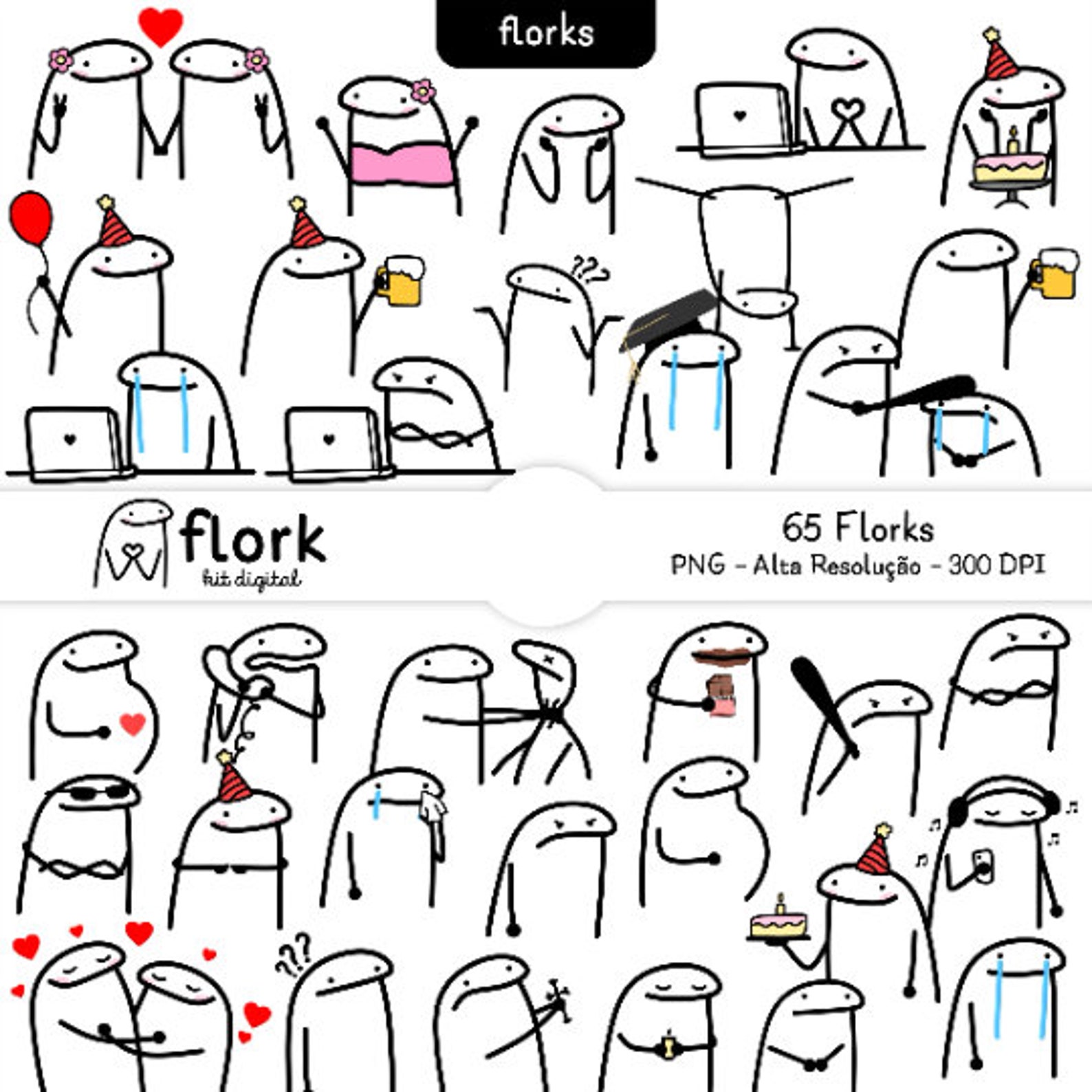 Flork Meme PNG Digital Florkofcows Meme Flork Stickers - Etsy Finland