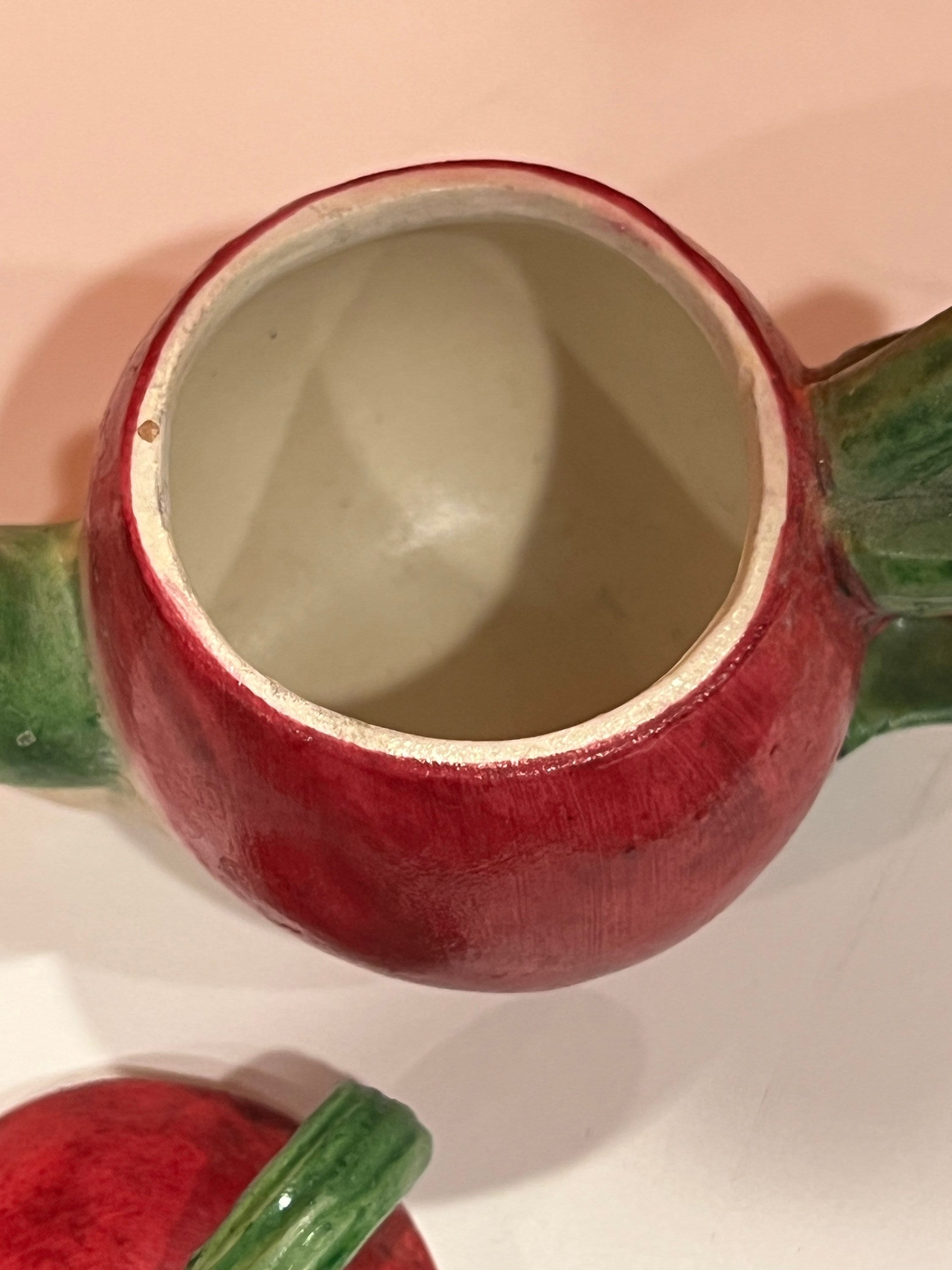 Radish Ceramic Teapot, for Child Play or Display. 4 H X 5 W. Excellent ...