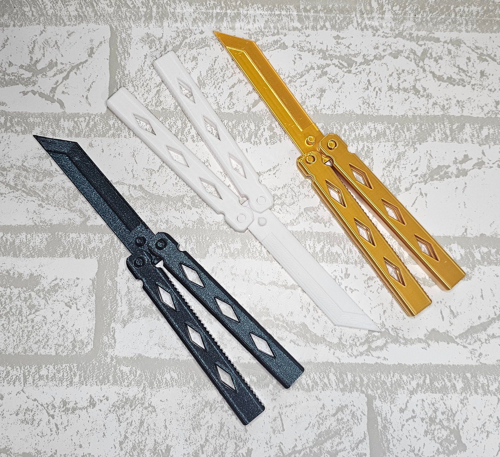 Butterfly Knife | Switch Blade | Gift | Trainer | Balisong | Fidget ...