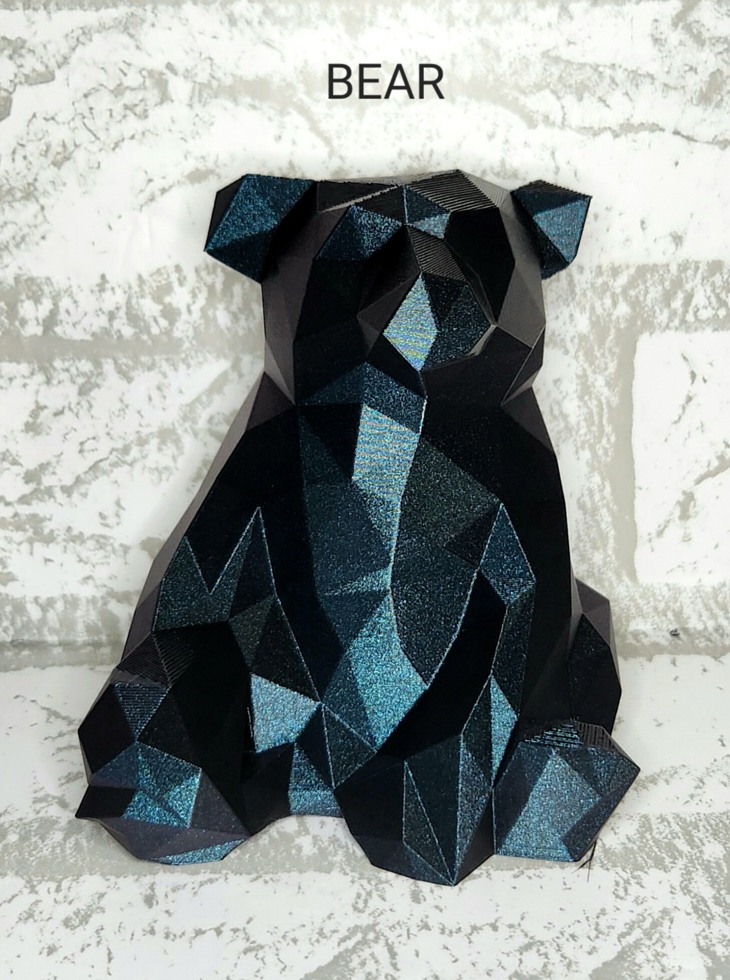 Low Poly Animals, Cat, Dog, Wolf, Rabbit, Elephant, Bear, Fawn - Etsy